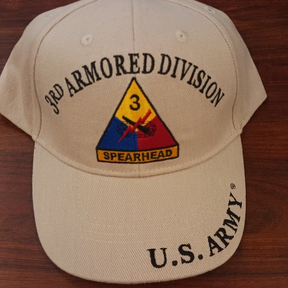 Eagle Emblems Inc. | Accessories | 3rd Armored Division Hat Khaki ...